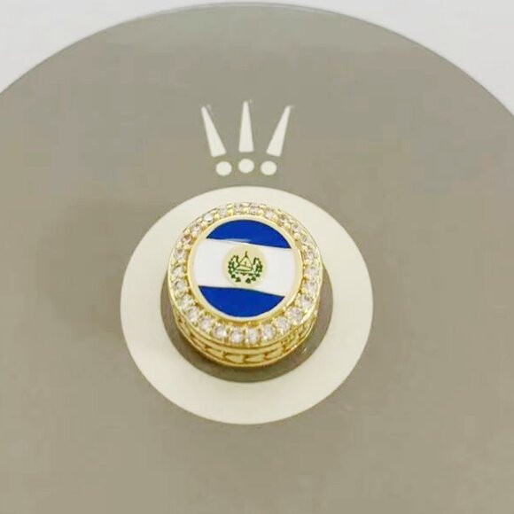 Pandora | Jewelry | Pandora El Salvador Flag Pendant Goldplated | Poshmark